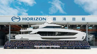 Fifth Horizon FD110 Tri-deck delivered and named Crowned Eagle